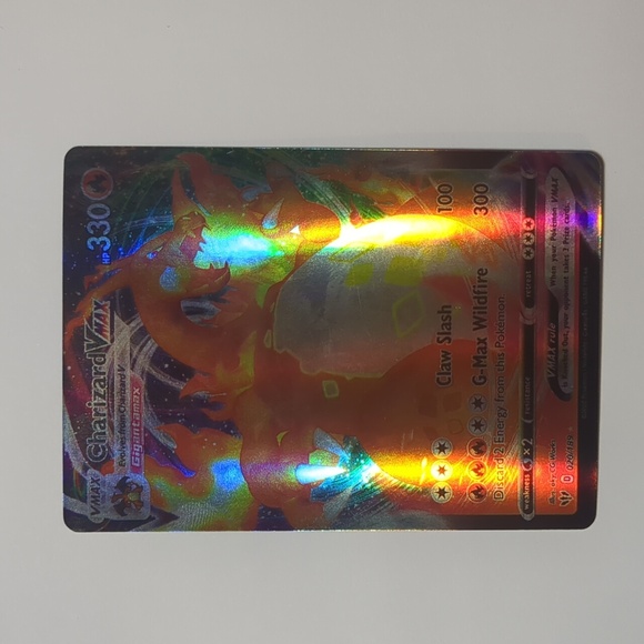 Pokemon | Games | Pokemon Charizard Vmax Holographic Foil Mint Ungraded ...